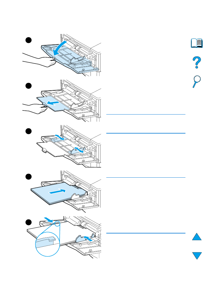 Loading Tray 1 HP LaserJet 4100 Printer Series